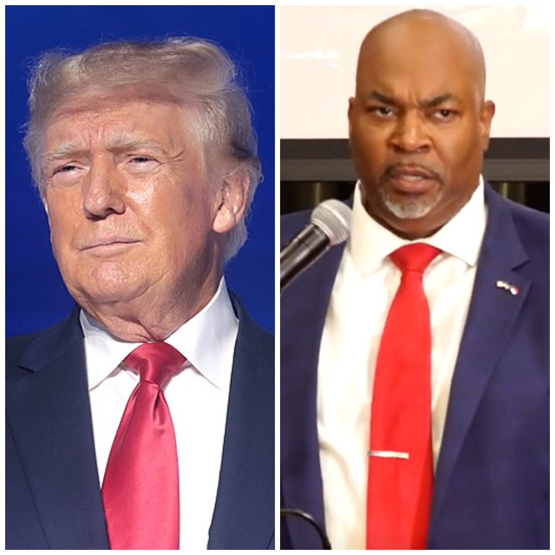 Donald Trump and Mark Robinson - by A. David Beaman, PhD