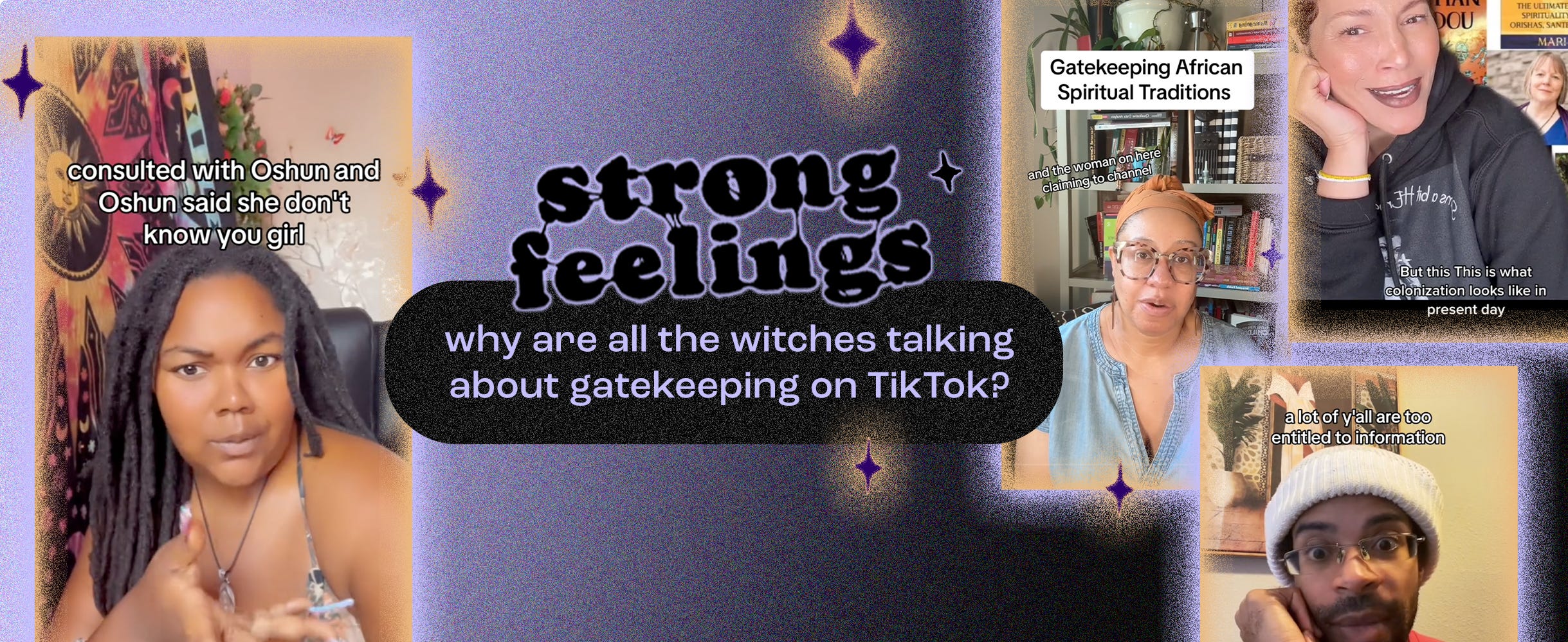 why are all the witches talking about gatekeeping on TikTok?