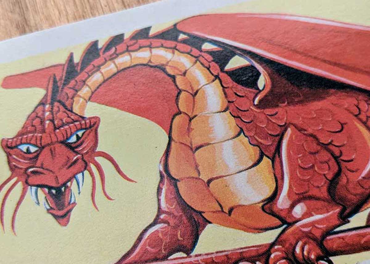 The Art of the Dungeons & Dragons Red Dragon - The Retroist