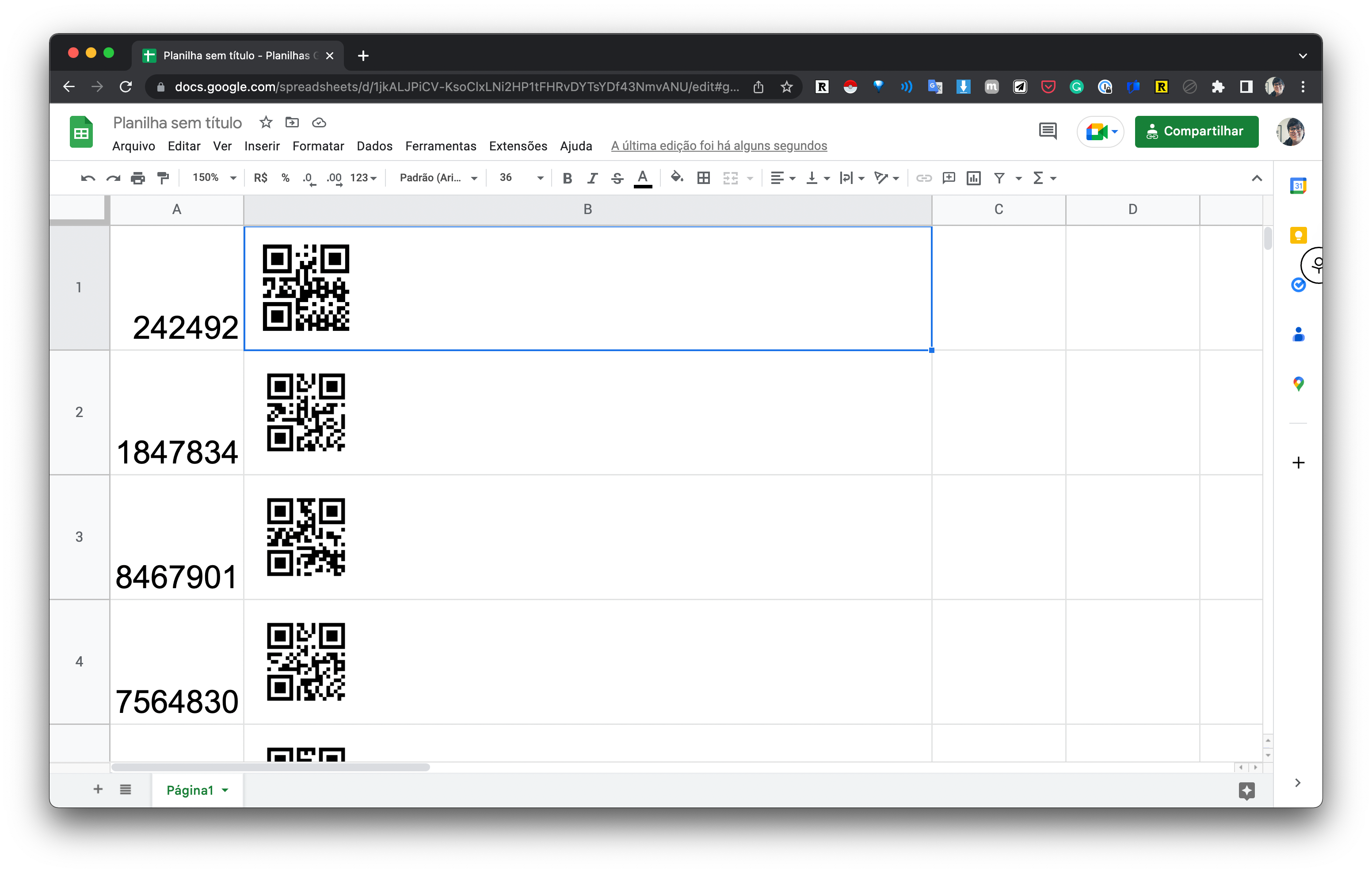 #554 – Como gerar QR Codes usando o Google Sheets