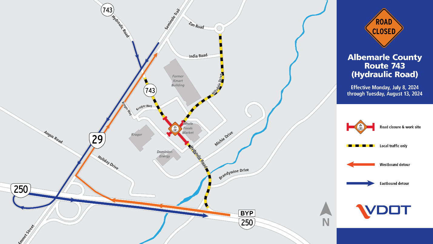 Hydraulic Road Between 29 and Bypass Closed Temporarily 7/8 : r ...