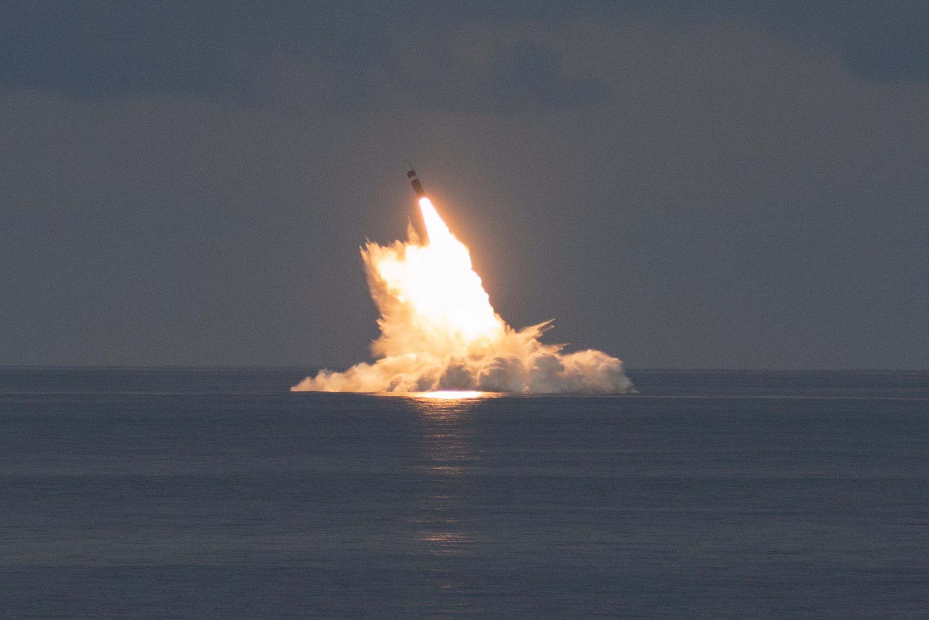 US Navy Conducts Scheduled Unarmed Trident II Missile Test From Submarine
