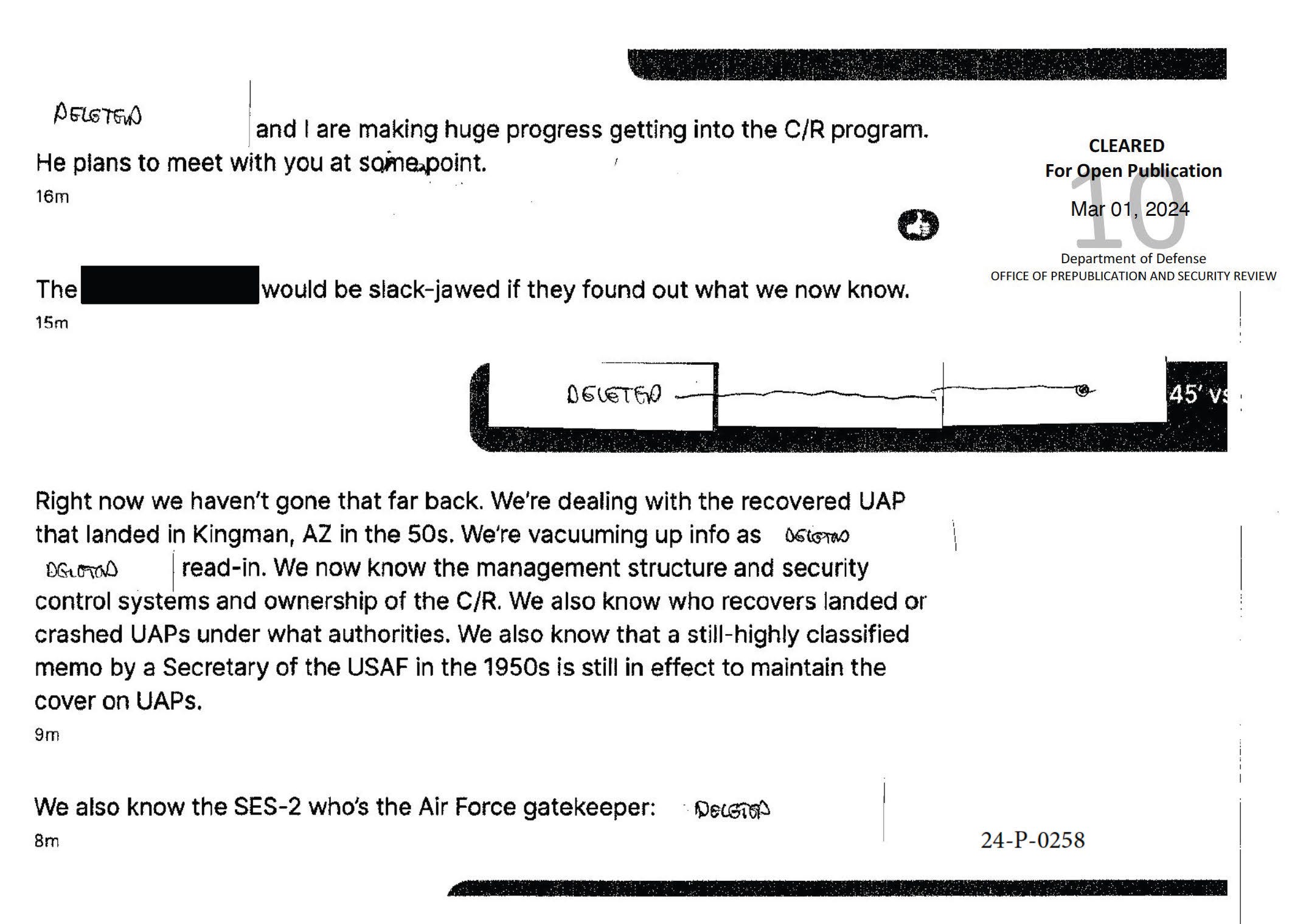 Another Signal Exchange...