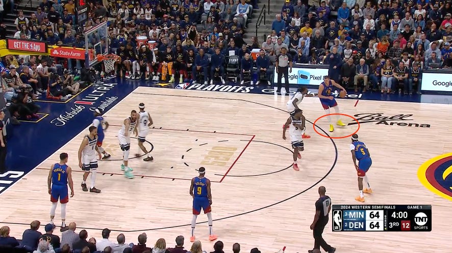 Introducing: The 3-point Nikola Jokic Post-up