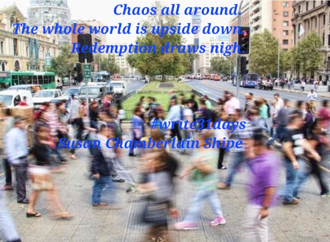 November Eve - by Susan Chamberlain Shipe