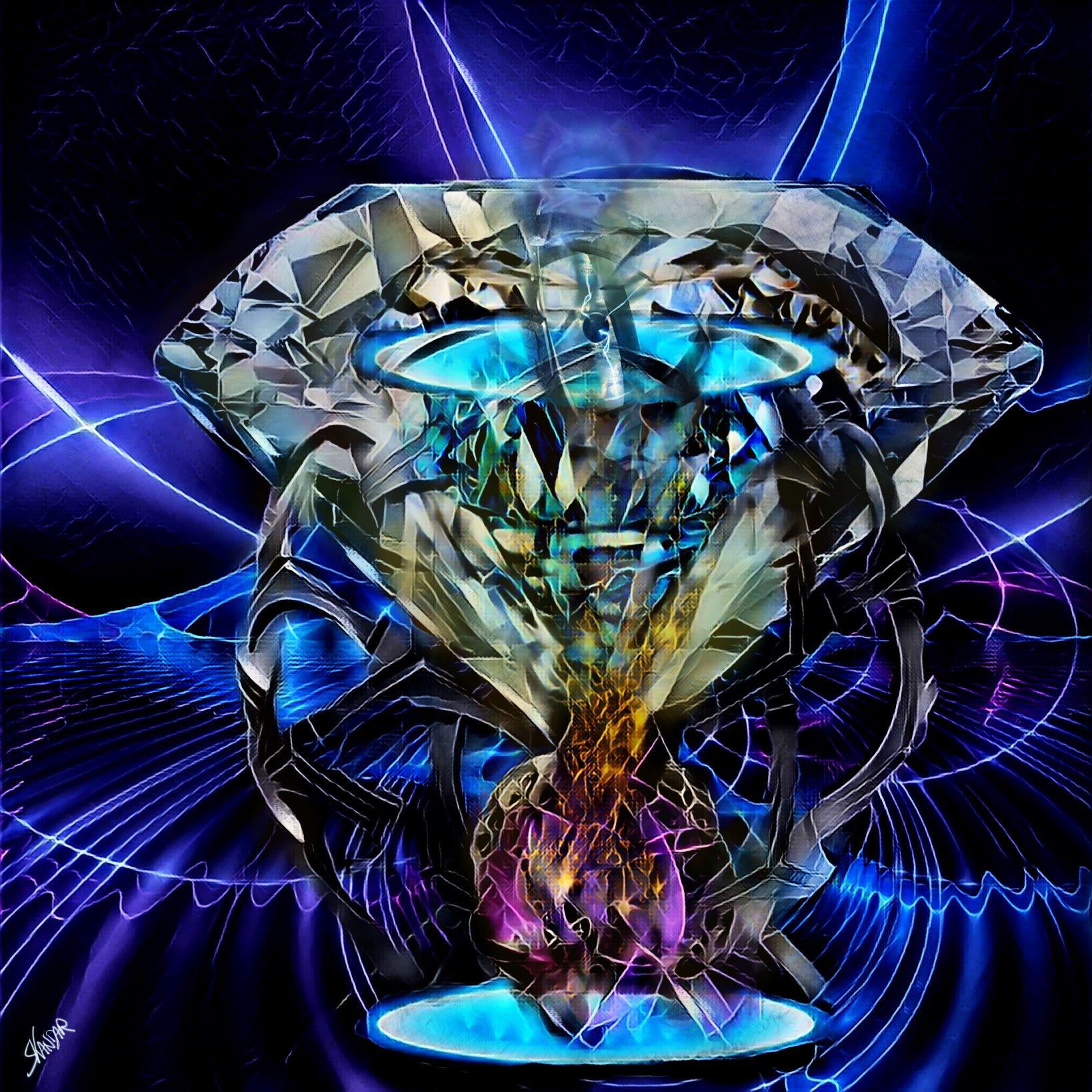 Freedom is a diamond - by Helen Quail