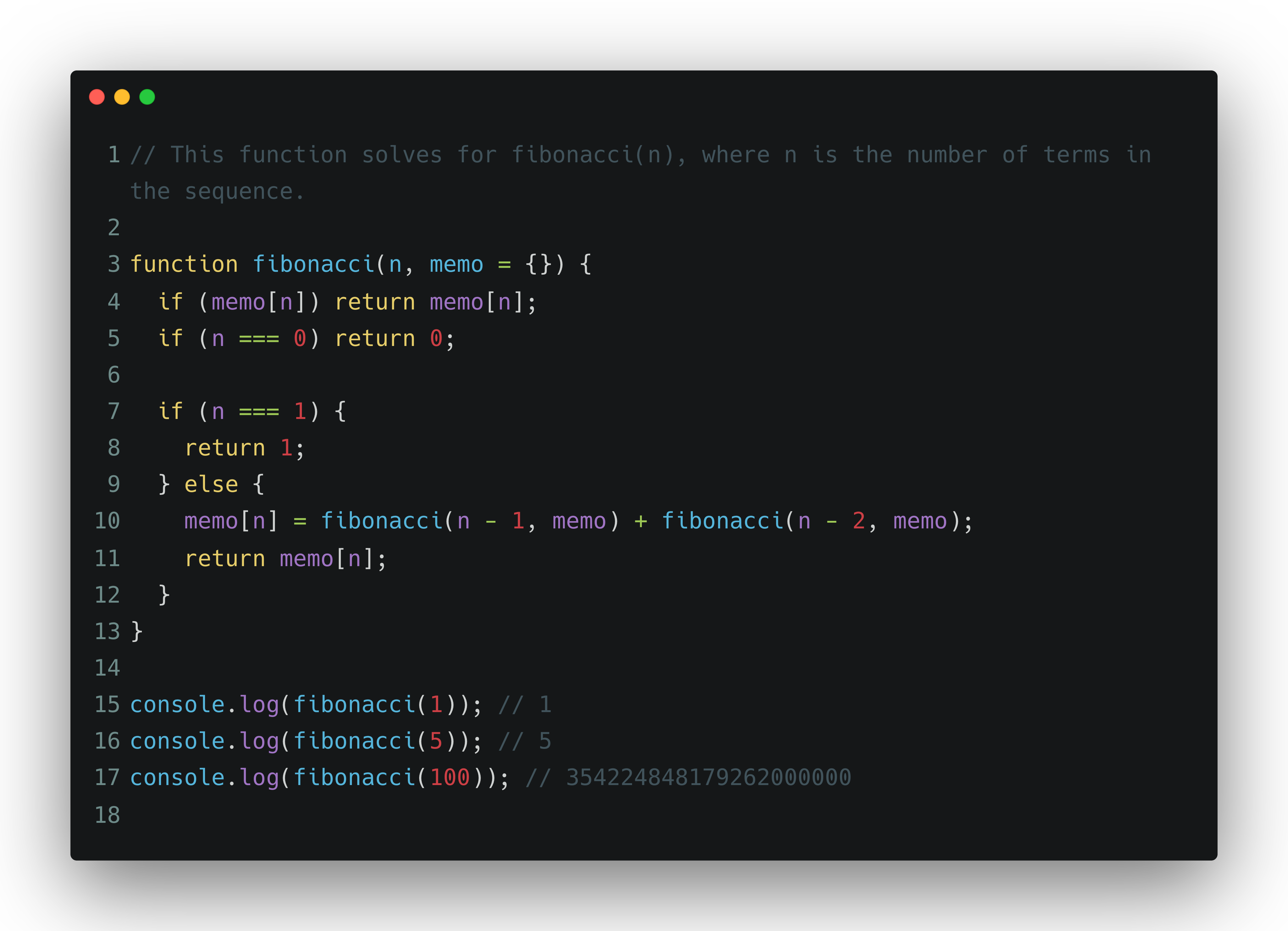 Solving The Fibonacci Sequence Using Recursion