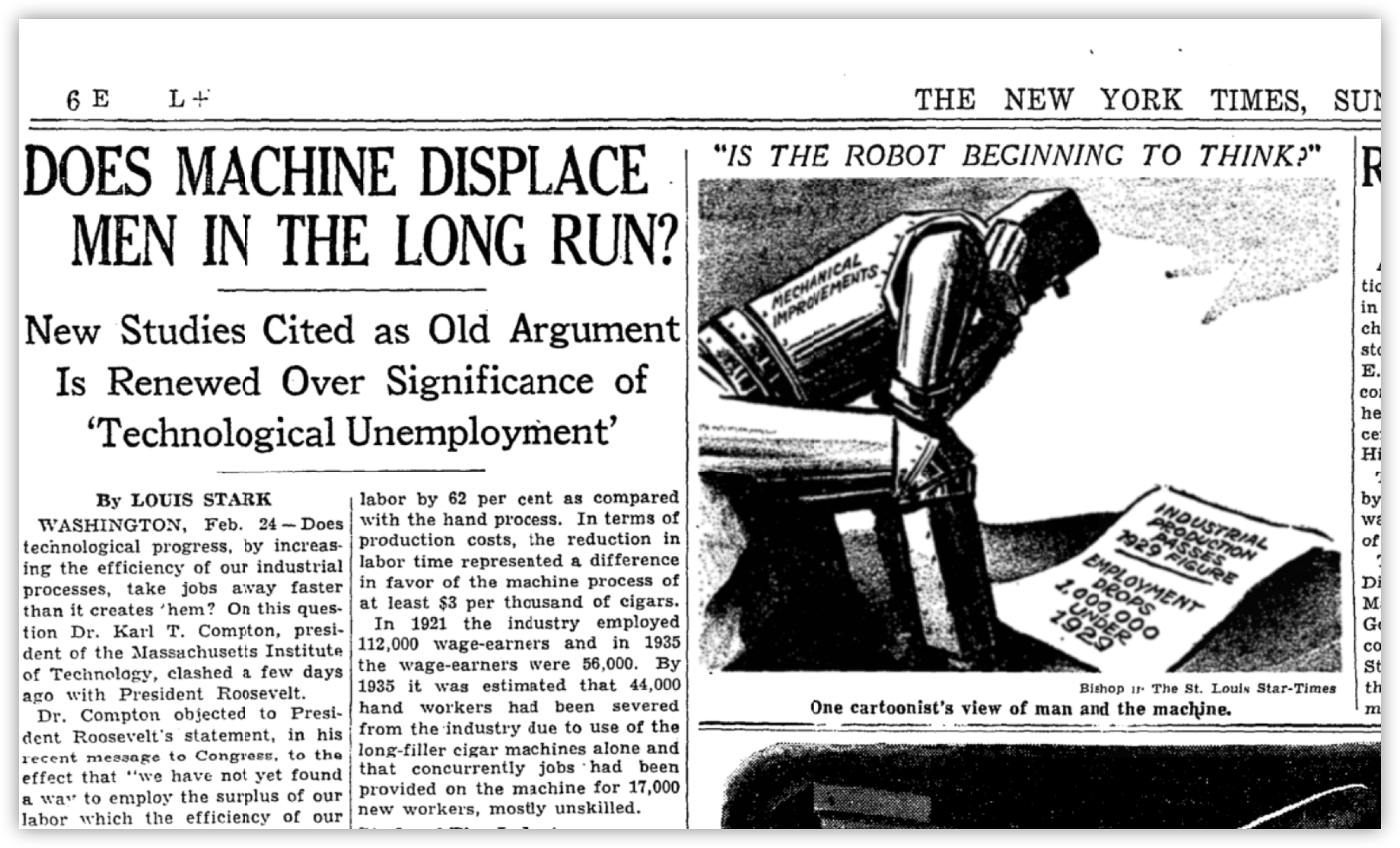 Robots Have Been About to Take All the Jobs for 100 Years