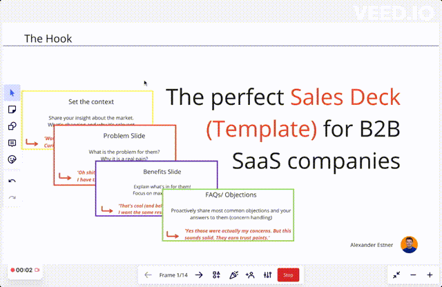The perfect Sales Deck (Template) for B2B SaaS companies