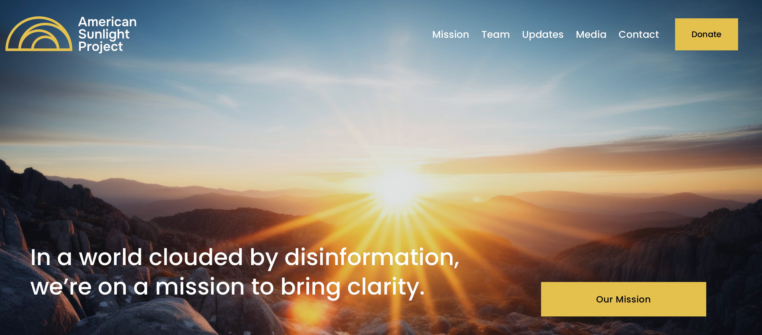 The American Sunlight Project, a new dark money org led by Biden ...