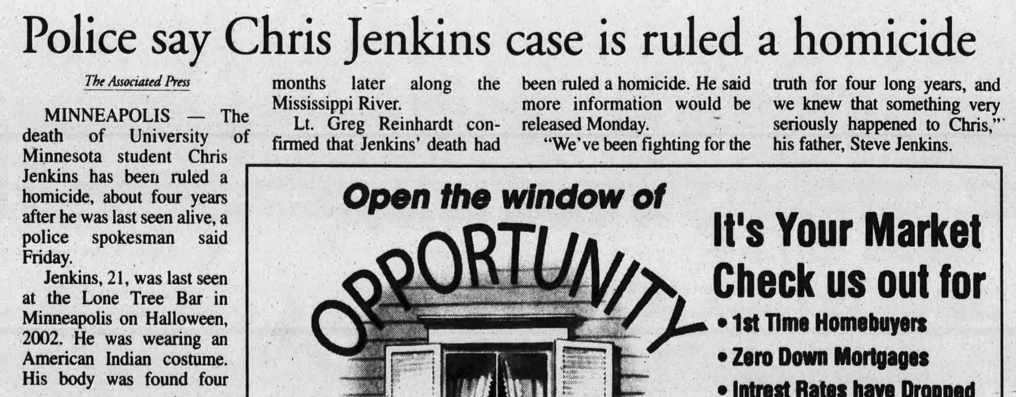 What Happened to 21-Year-Old College Student Chris Jenkins on Halloween ...