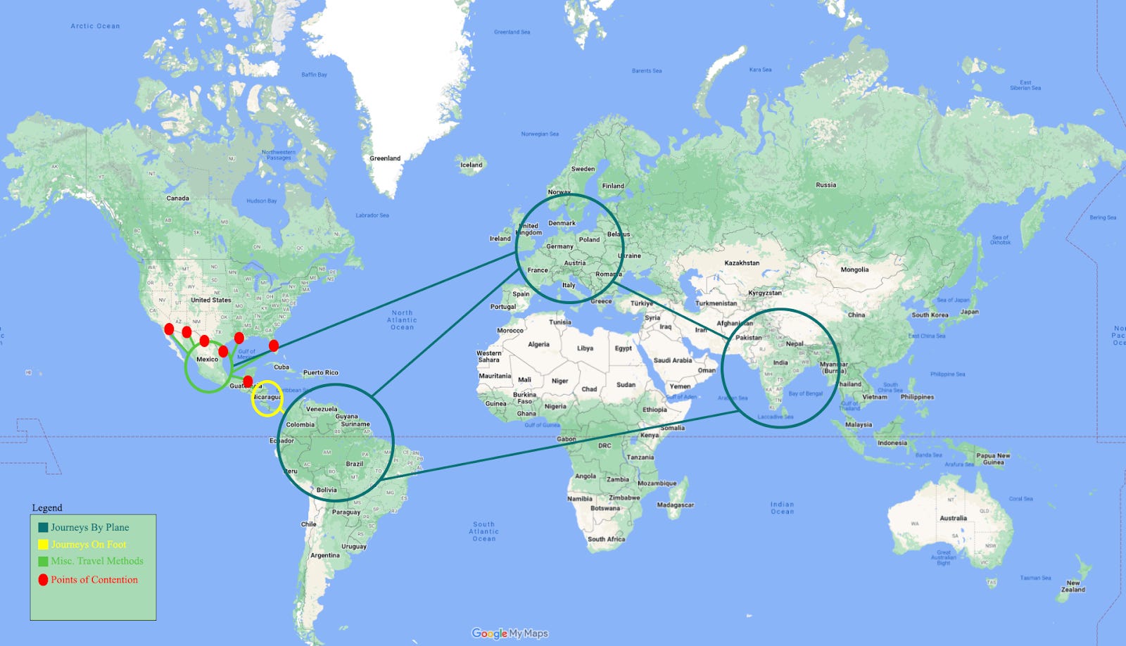 The Tale of Desi Migrants crossing the U.S.-Mexico border the Mexico border