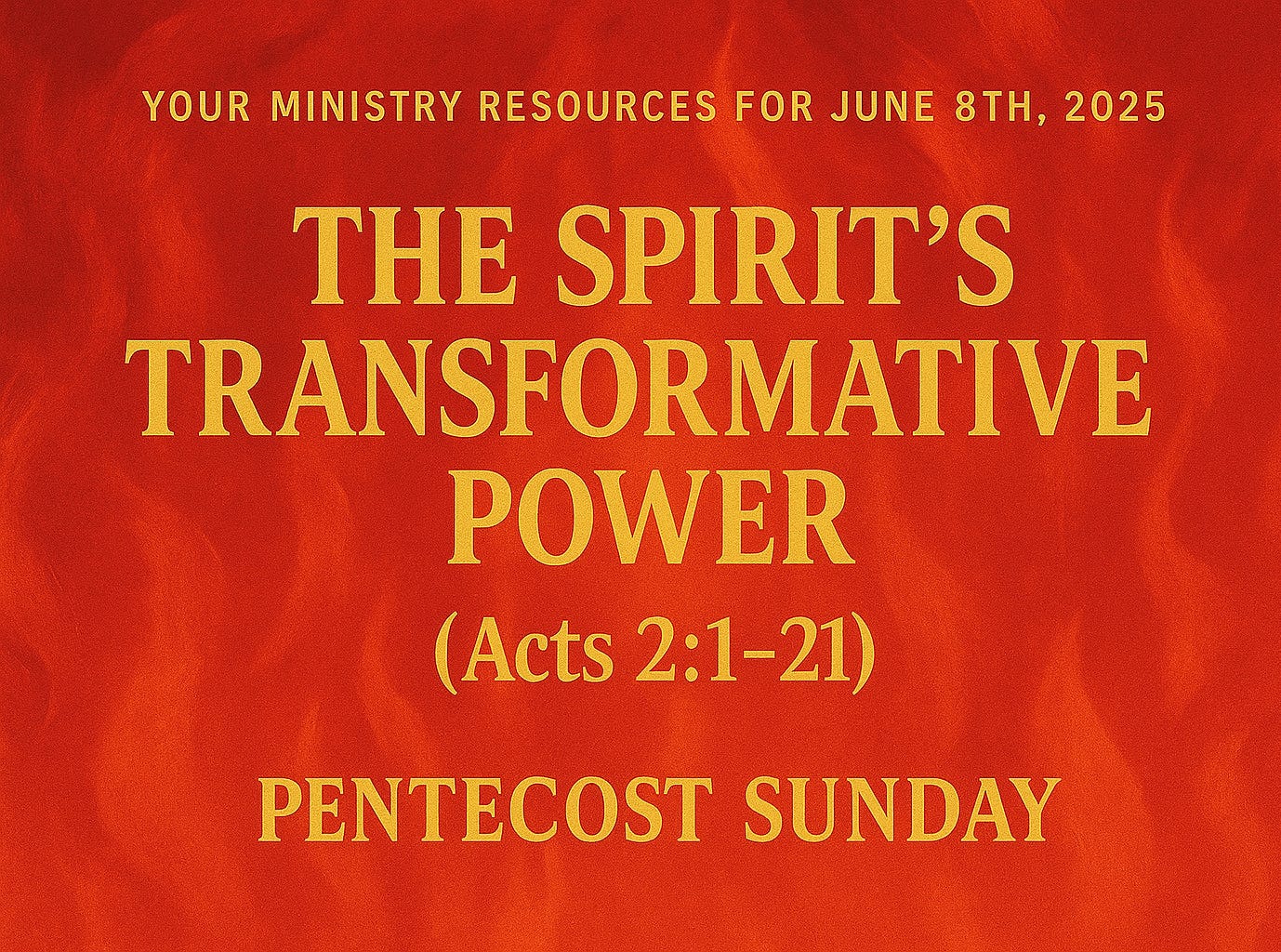 JUNE 8th, Sermon & Ministry Resources - Lectionary Link
