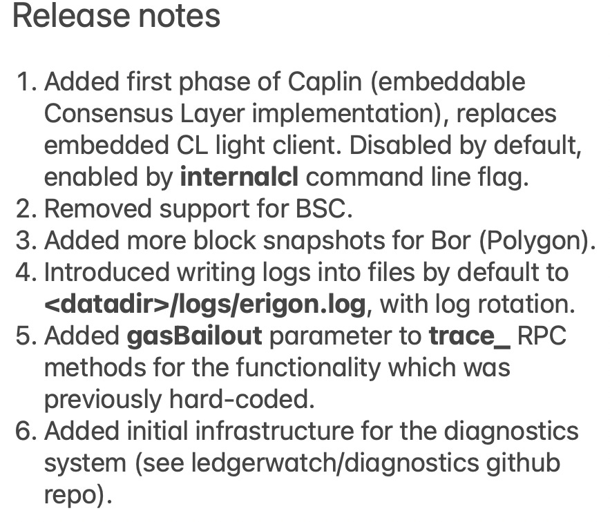 Announcing Caplin: Erigon Full consensus layer is now live! - Erigon