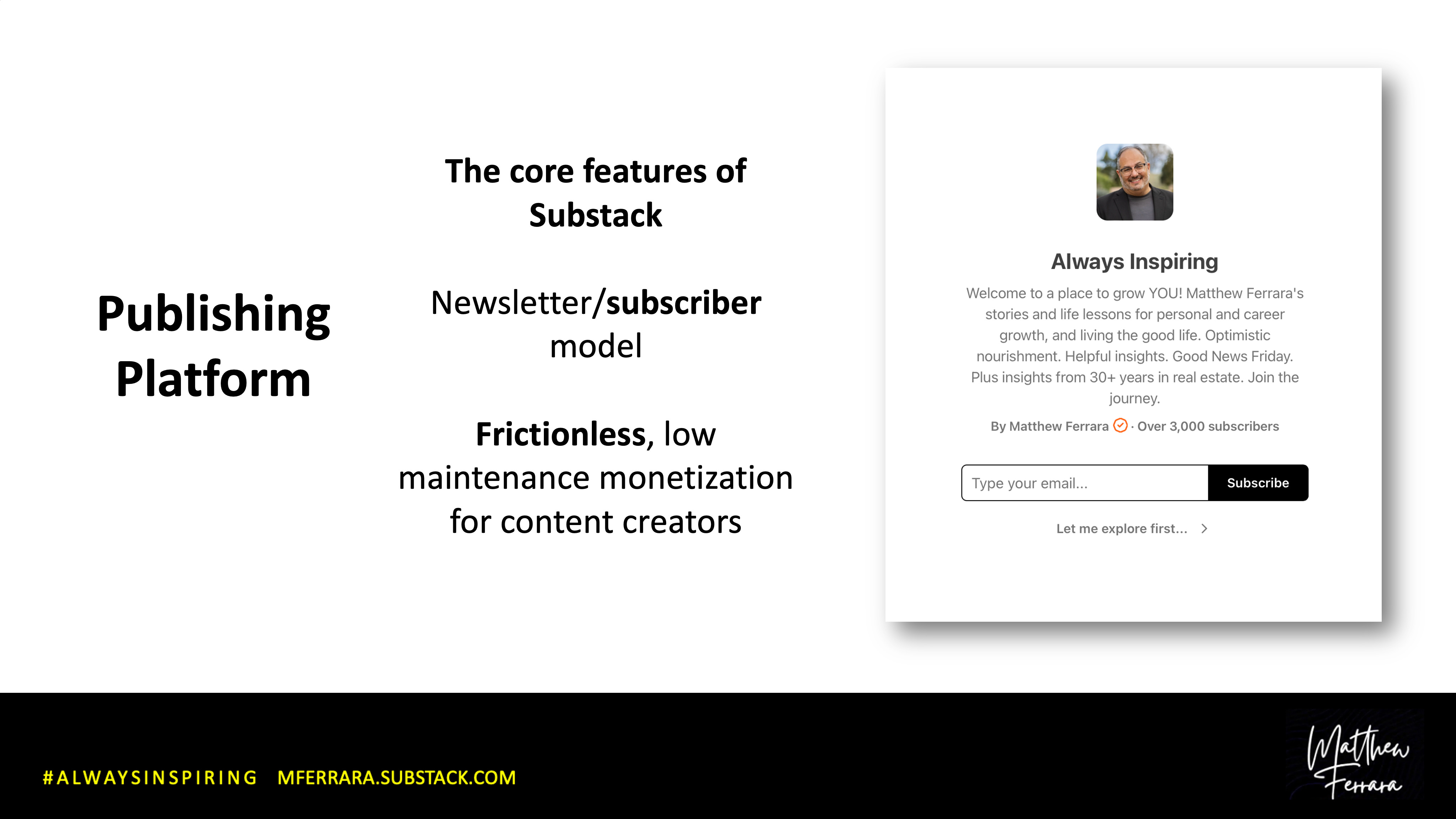 A Behind-the-Scenes Look at Substack - by Matthew Ferrara