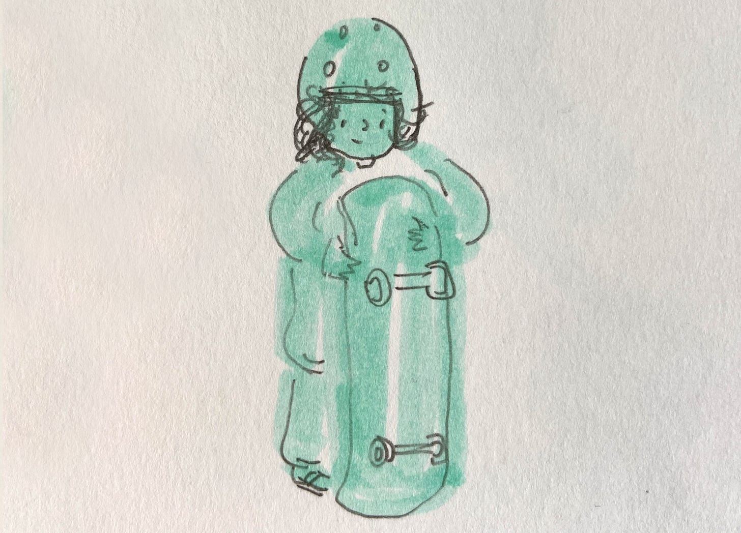 Drawing moving people - by Nanette Regan