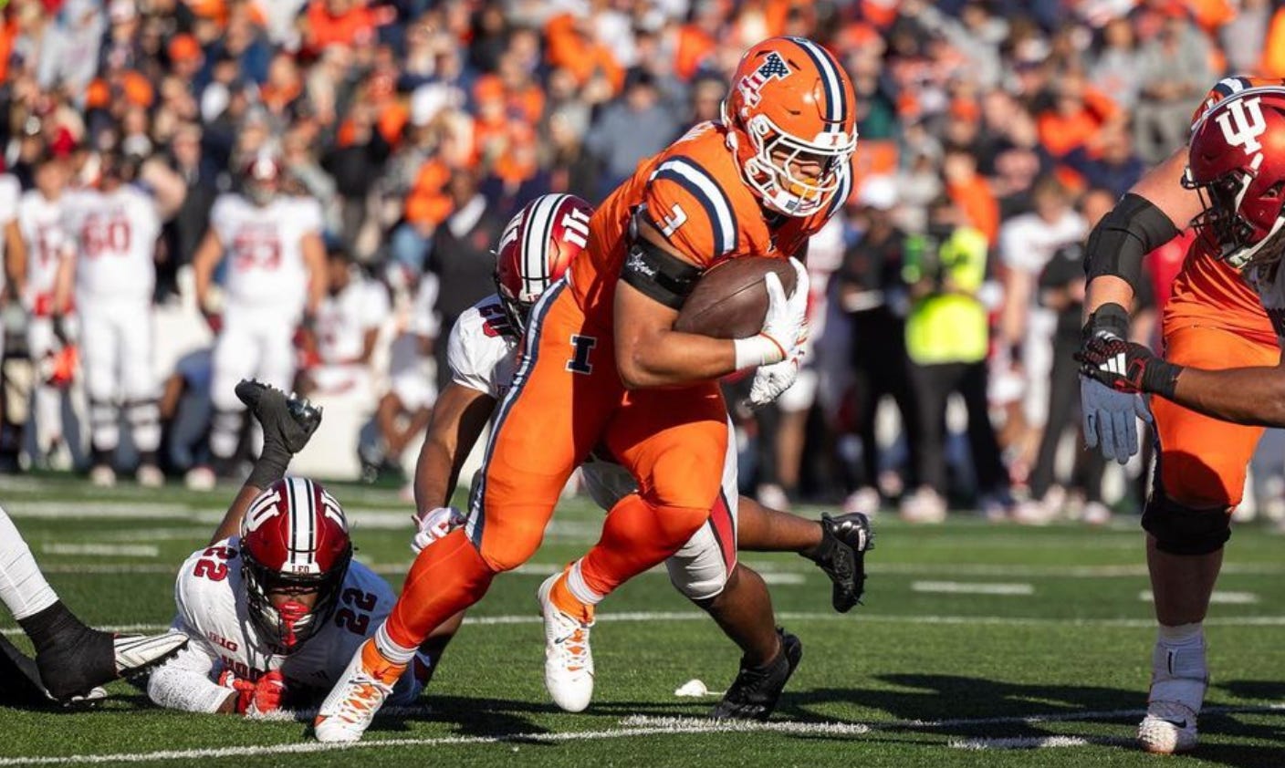 Braelon Allen 2.0: Illinois RB Kaden Feagin - by VP