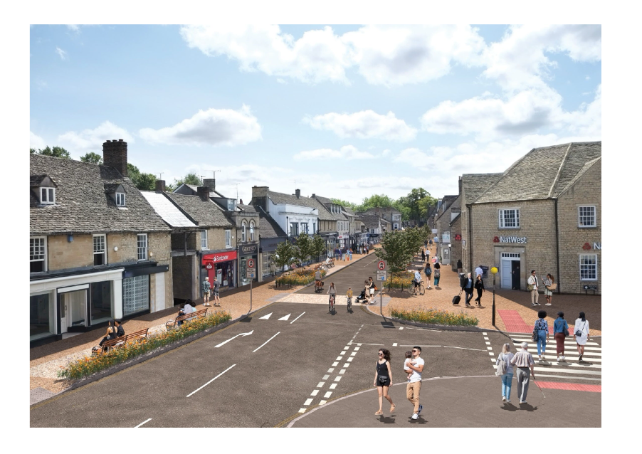 Witney High Street Enhancement Scheme Nears Final Stages