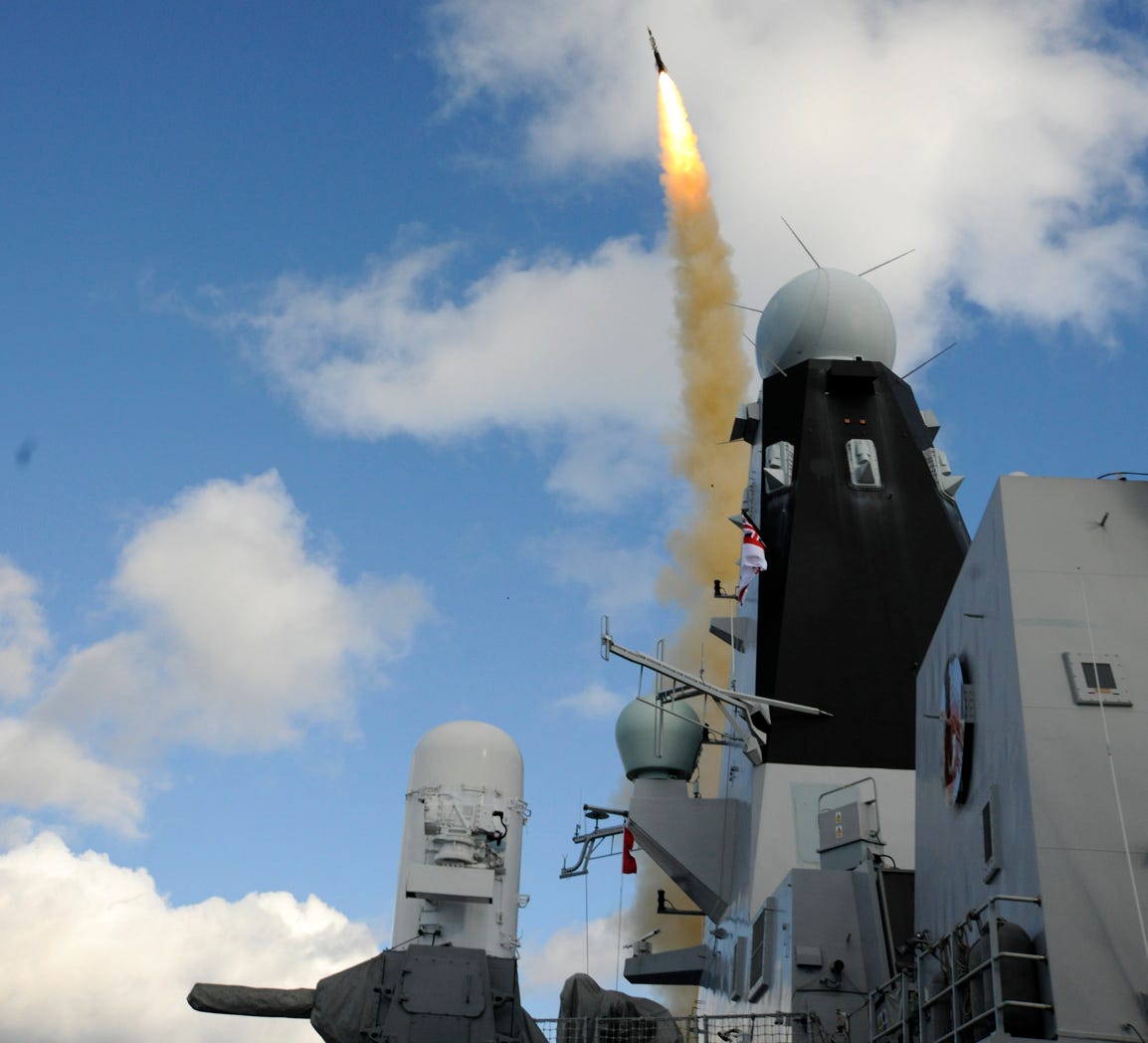 Britain To Upgrade Missiles Used To Destroy Drones In Red Sea During ...
