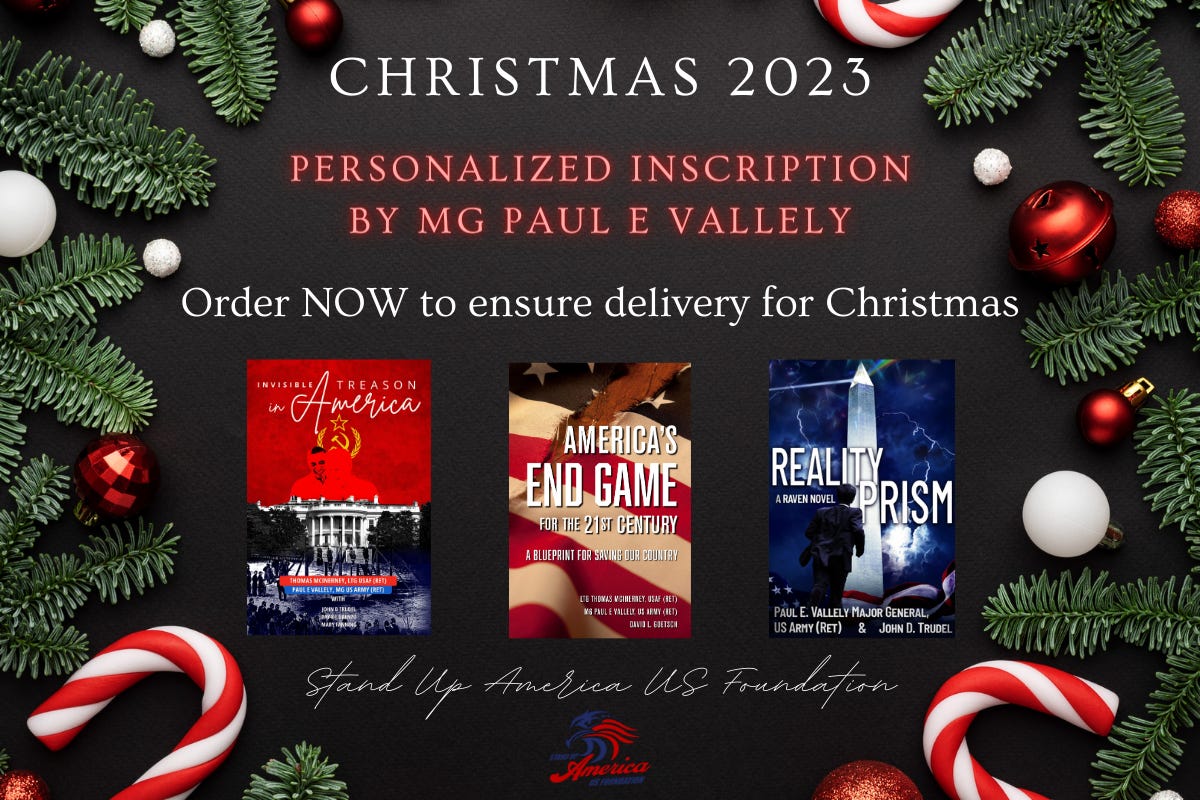 Christmas Gifts from SUA - by MG Paul E Vallely