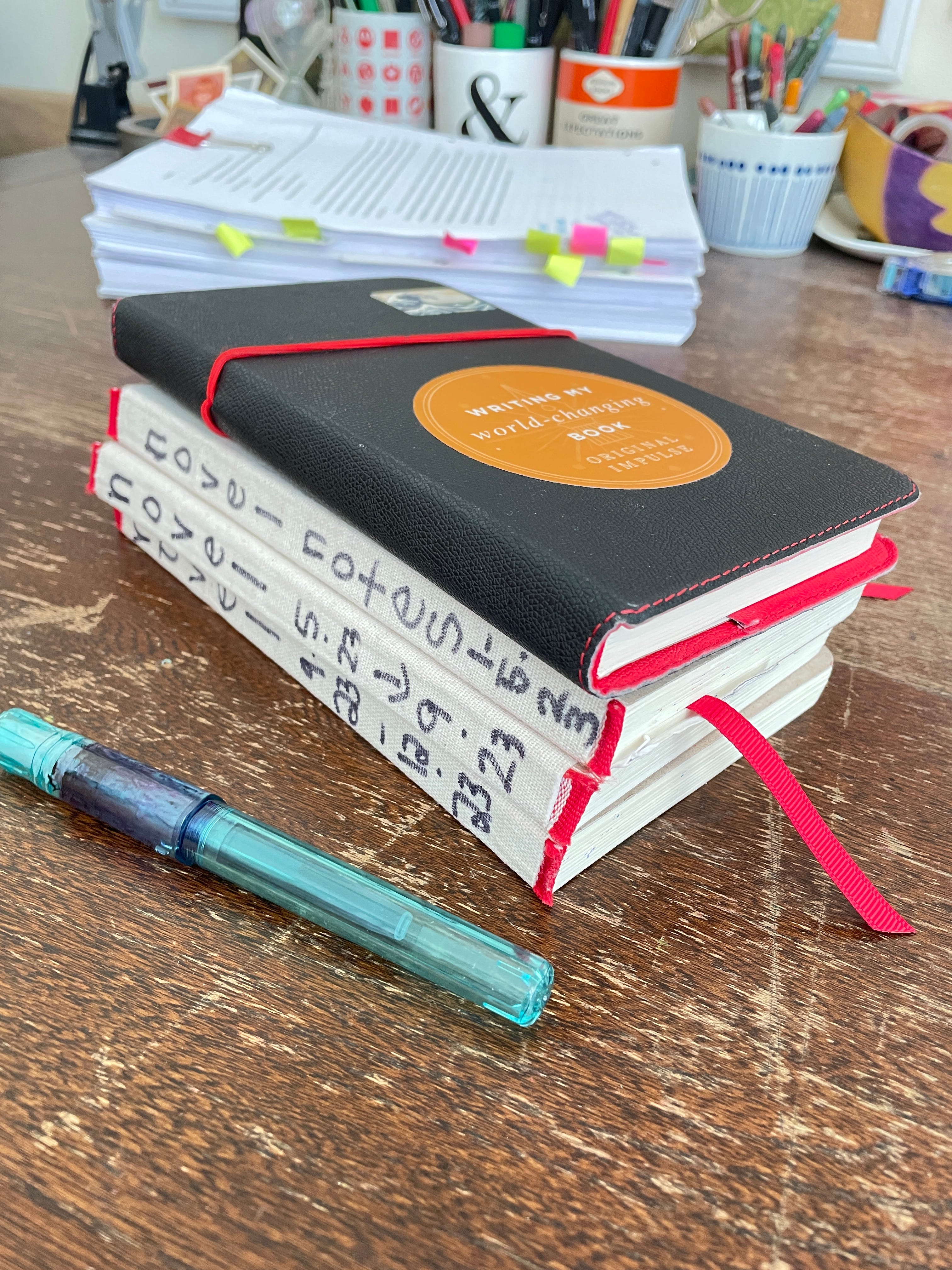 My best writing buddy is a notebook - by Cynthia Morris