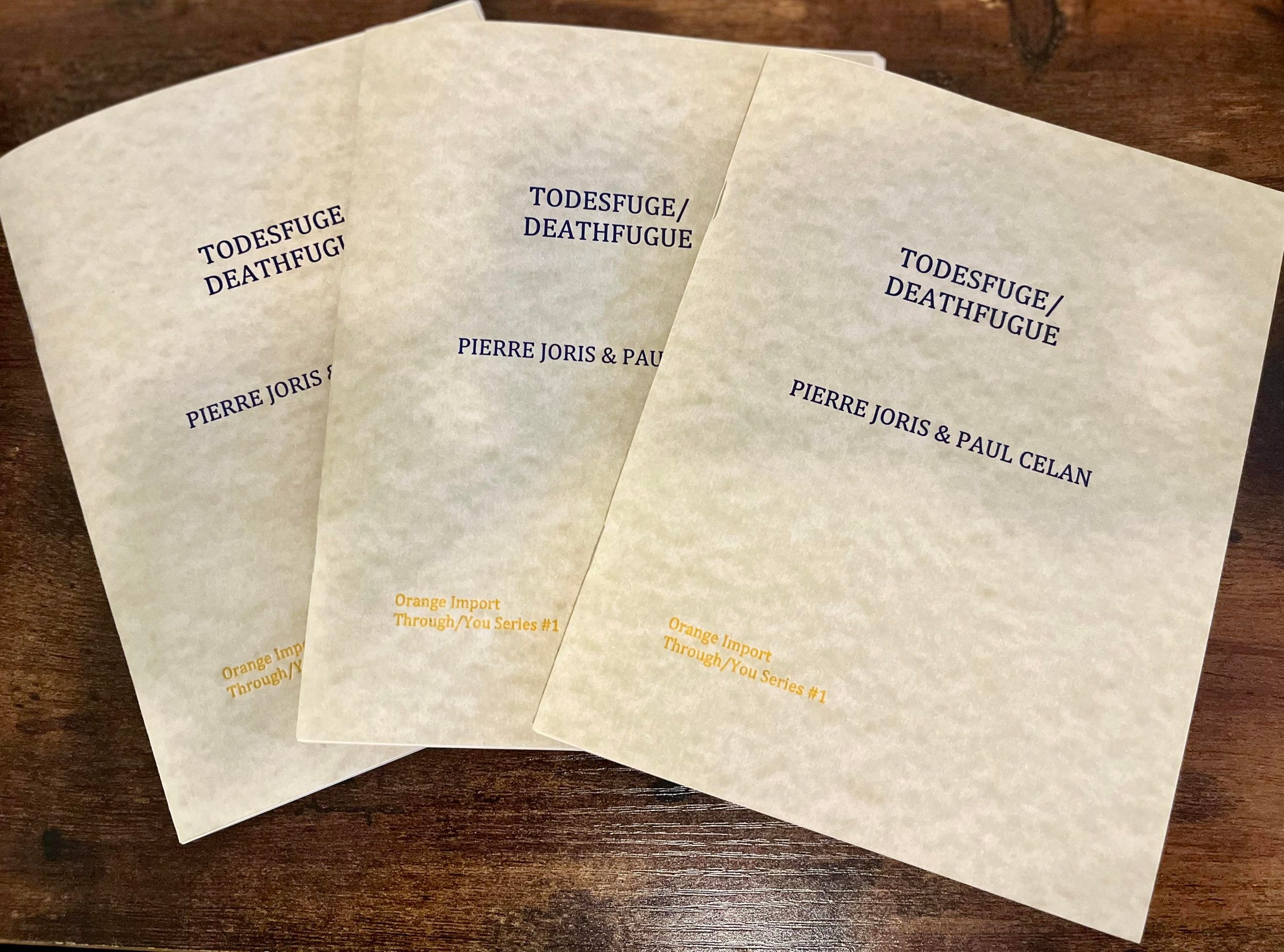 Celan's Masterpiece in Chapbook Form - by Aviya Kushner