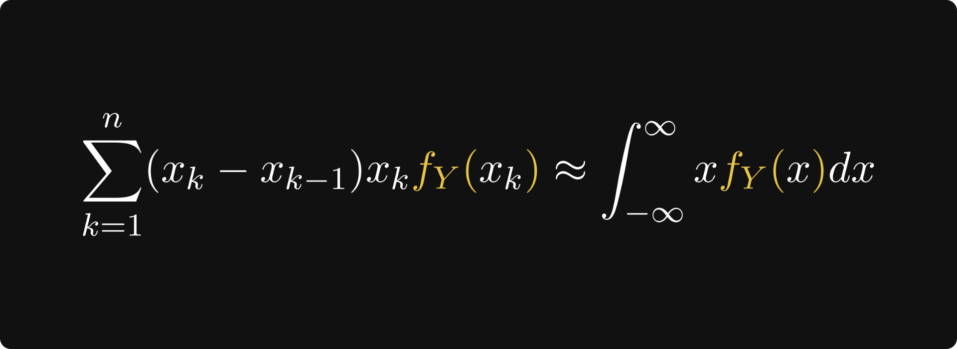 What's the meaning of the expected value?