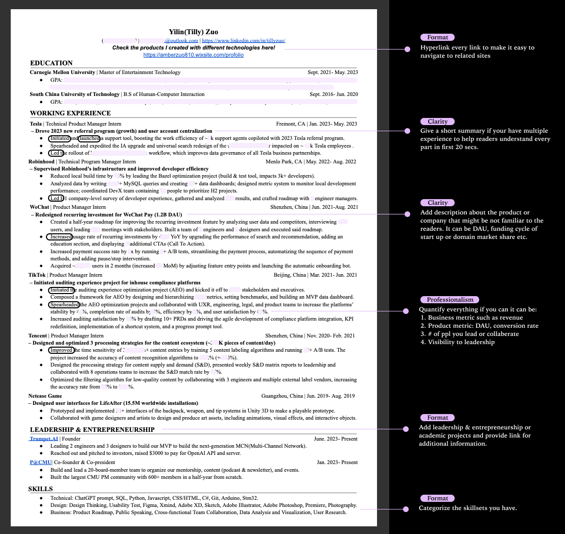 How to write a reader-centered resume to land on 6-figure tech PM job ...