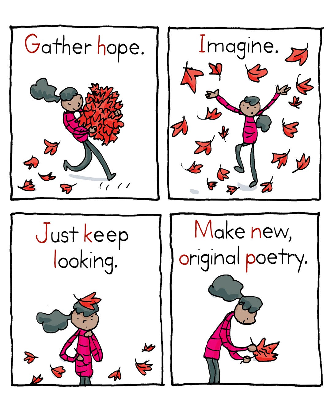 The ABCs of Poetry - by Grant Snider - Incidental Comics
