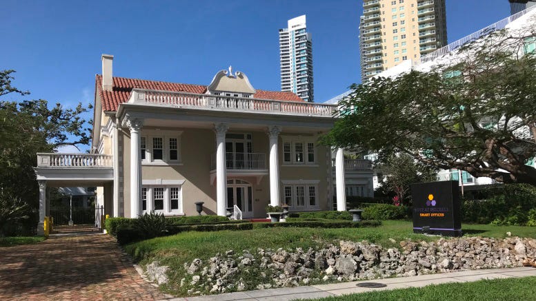 Nolan Mansion on Brickell Avenue - by Casey Piket