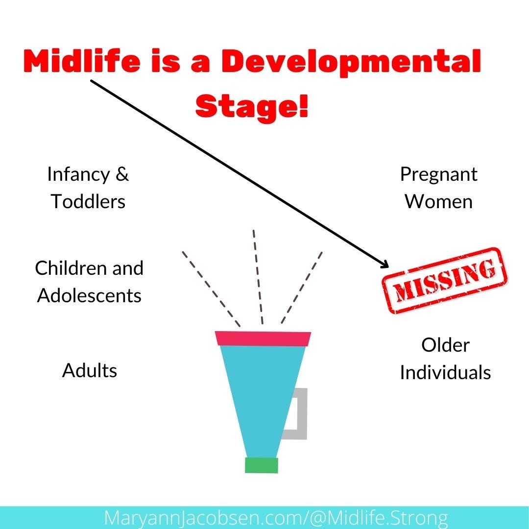 Why we MUST define the midlife developmental stage