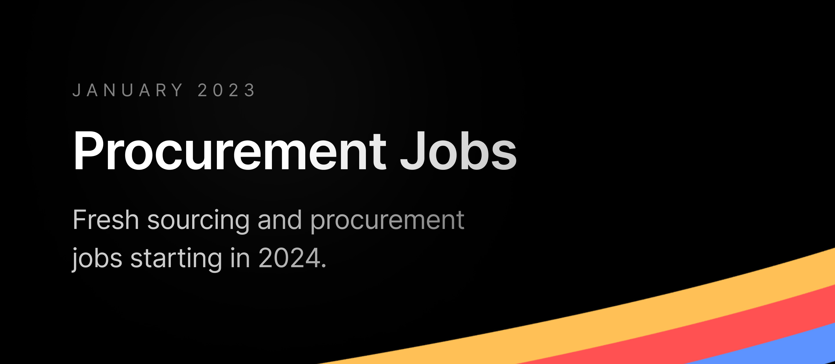 💼 Procurement Jobs • Procol | Jan 2024 - by Gaurav Baheti