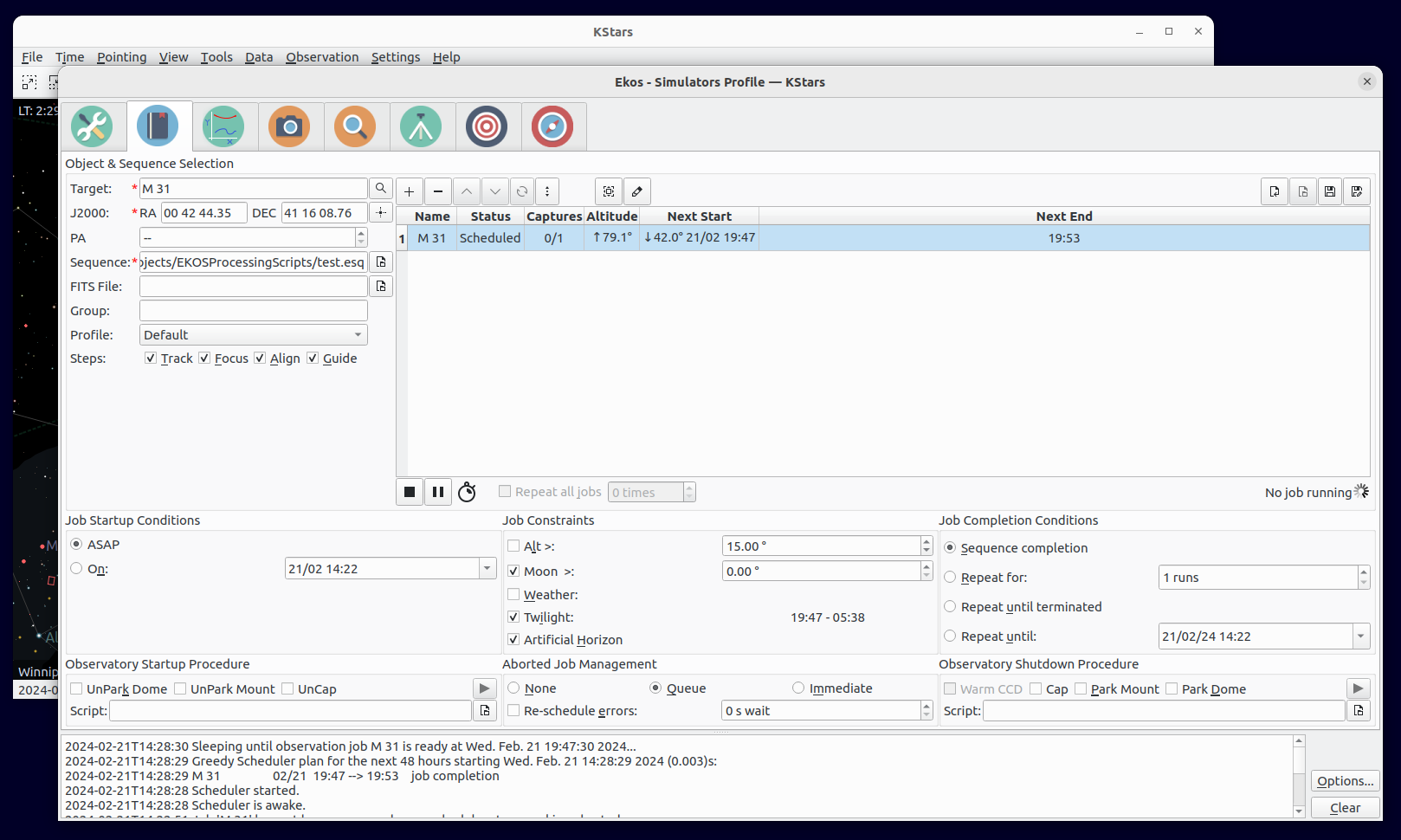Automating KStars and Ekos Pt. 2 - by Gord Tulloch