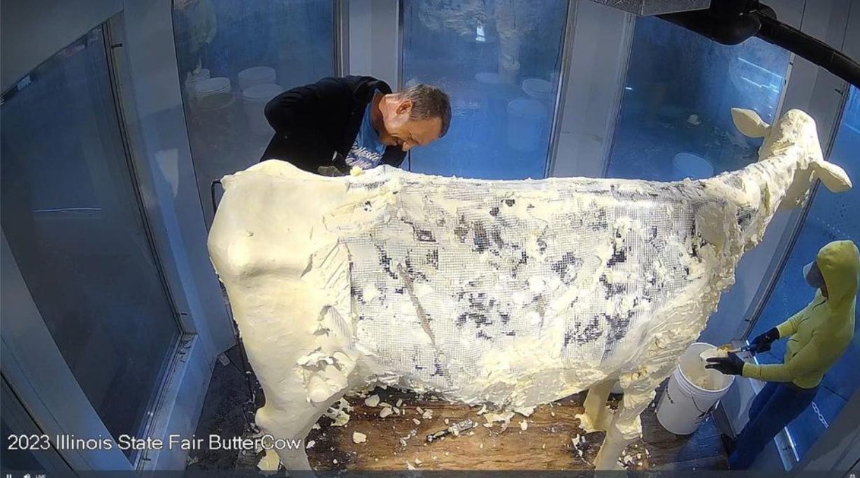 An Investigation Into Butter Cows - by Charlotte Clymer