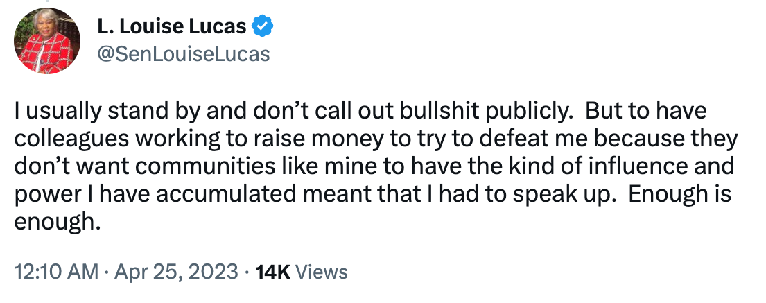 Senator Lucas Lays Down a Marker as the Sun Rises on the Black Power ...