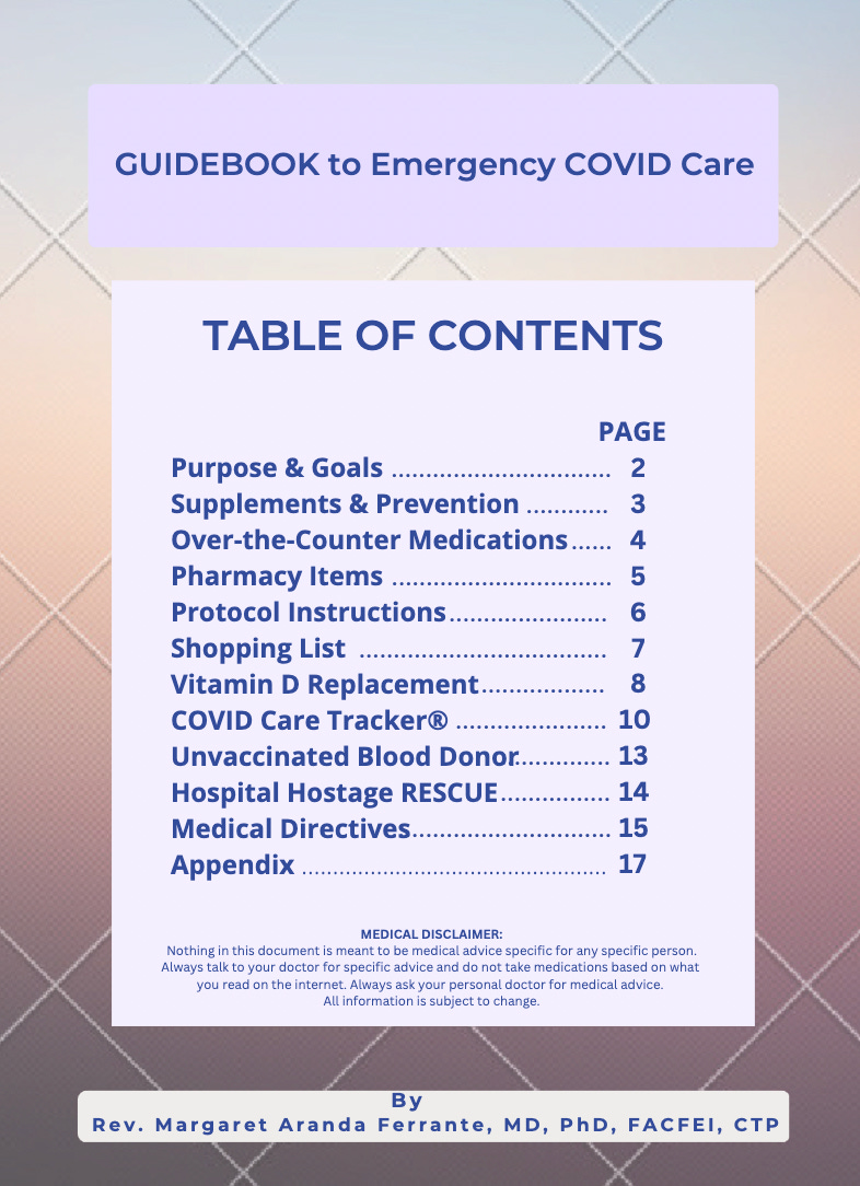 MEDICAL DIRECTIVES and GUIDEBOOK TO Emergency COVID CARE: Updated for ...