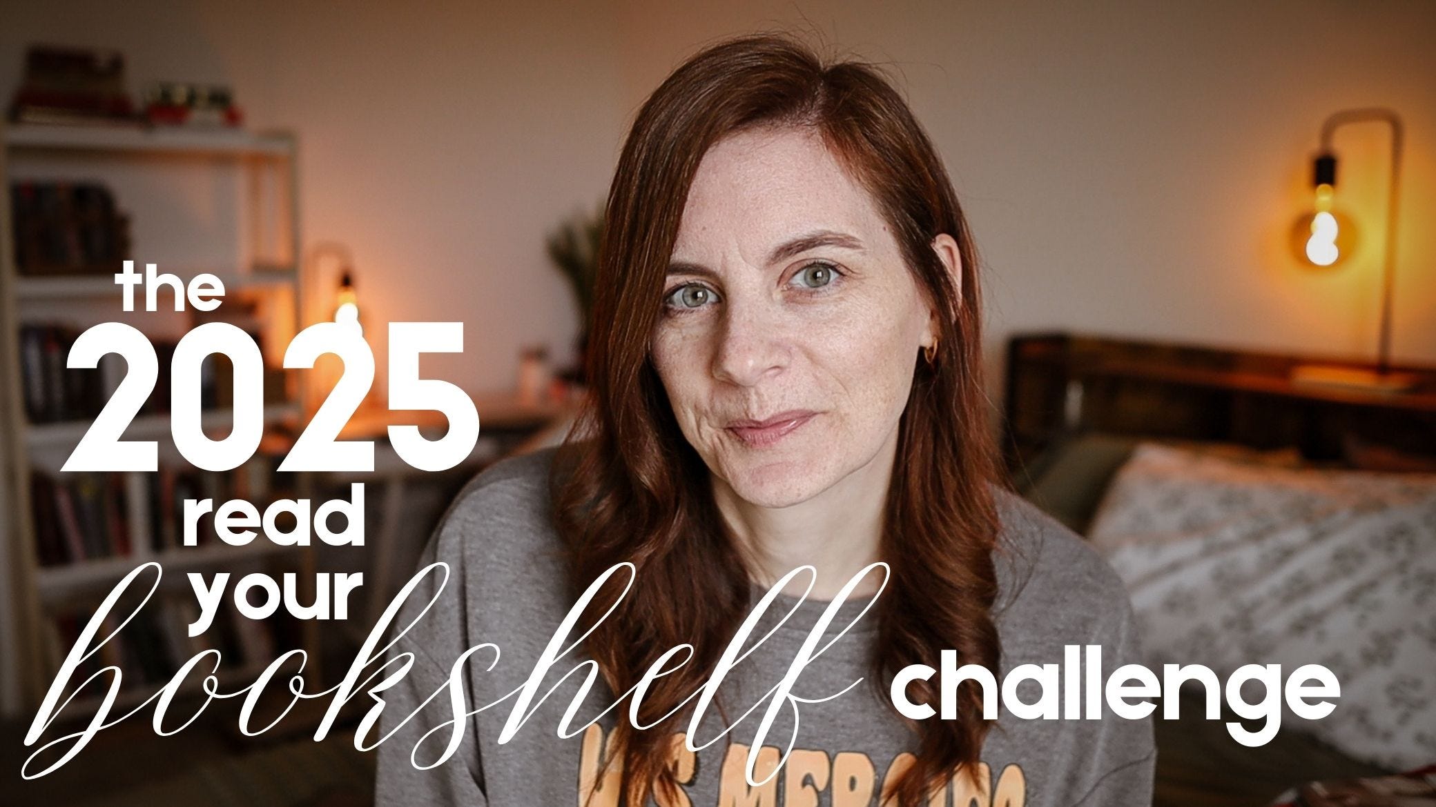 the 2025 read your bookshelf challenge