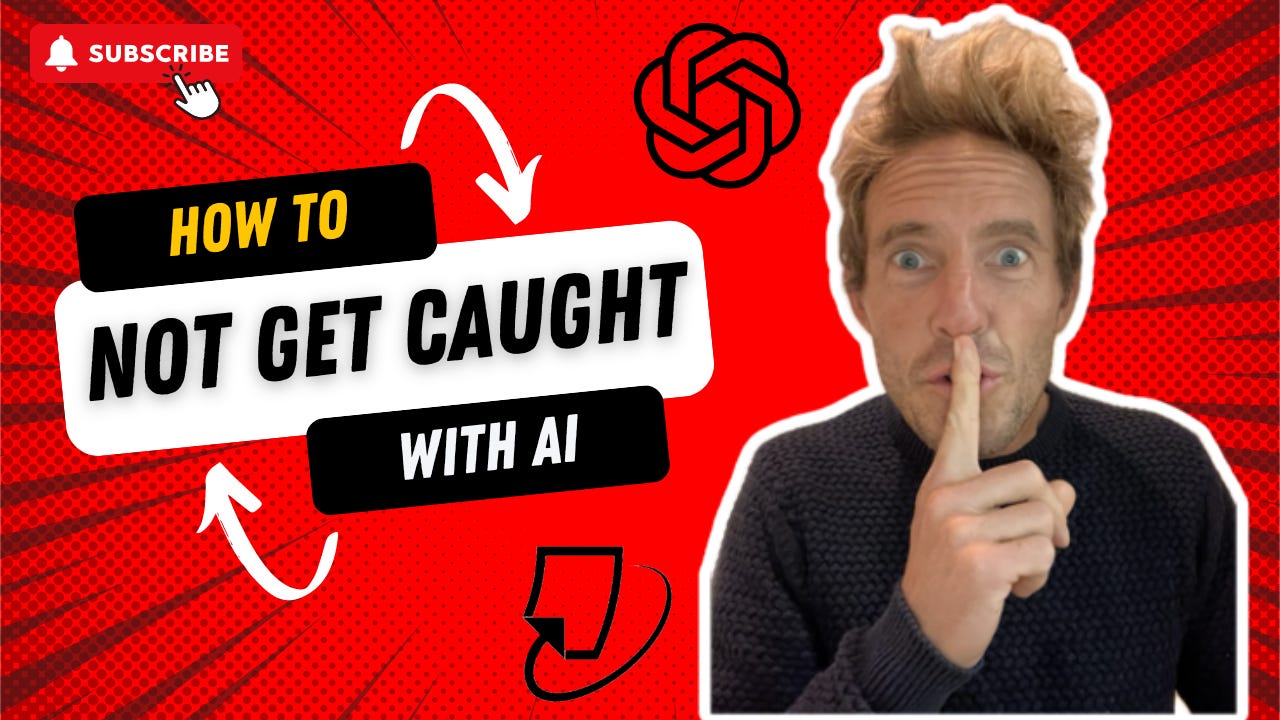 How to avoid getting caught cheating with AI