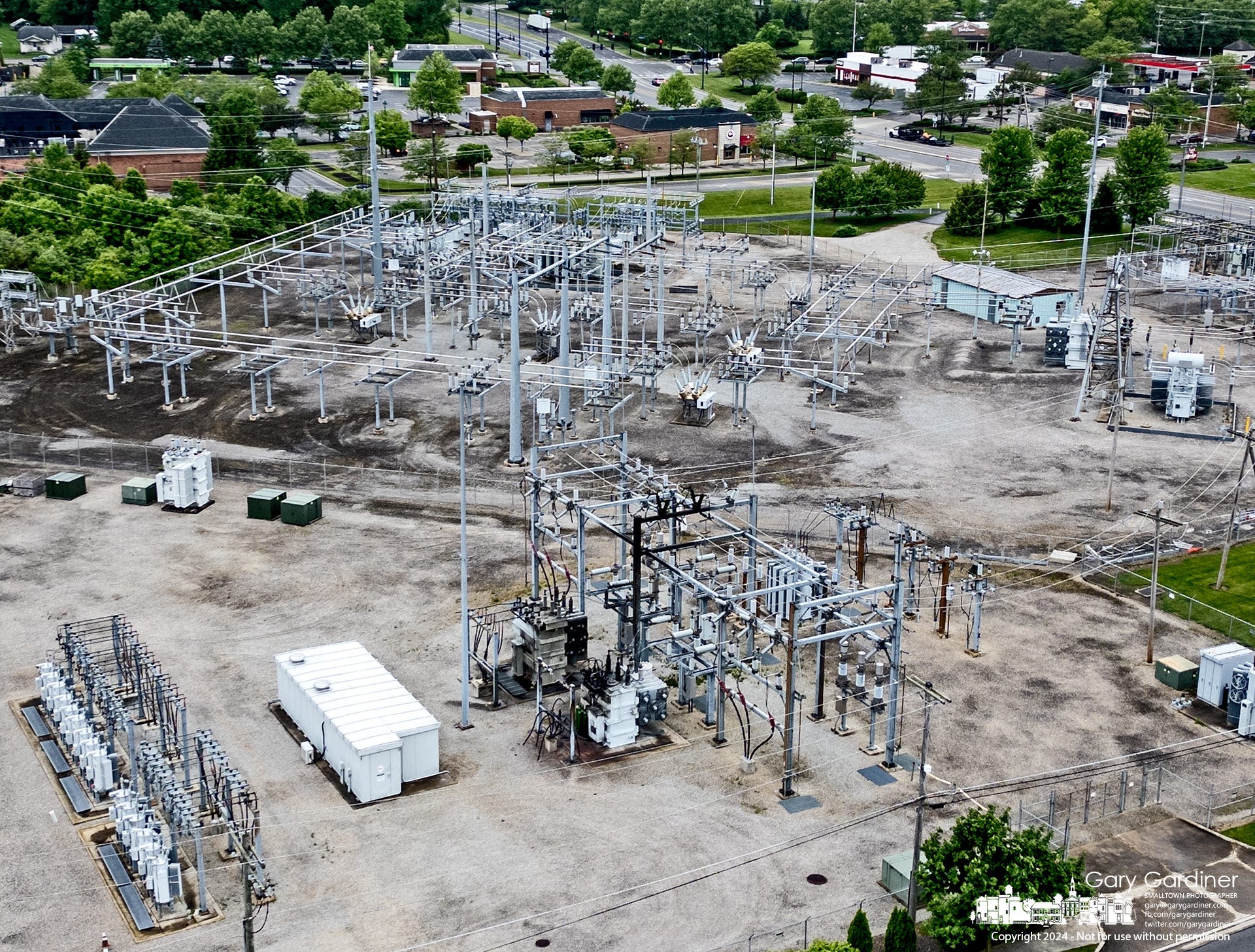 Explosion and Fire At Substation - by Gary Gardiner