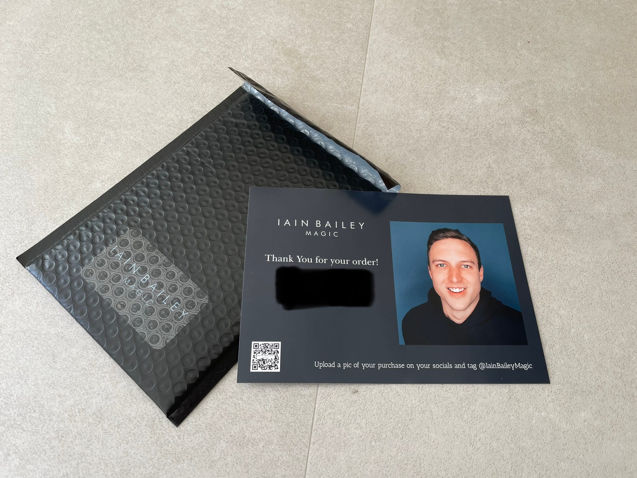 This week: Lecture Recap + New Packaging!! – Iain Bailey Magic