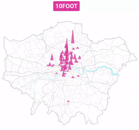 Mapped: London's most notorious graffiti writers