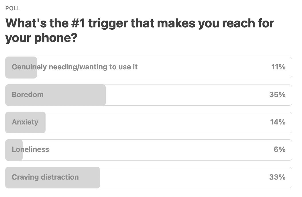 How to Check Your Phone Less*