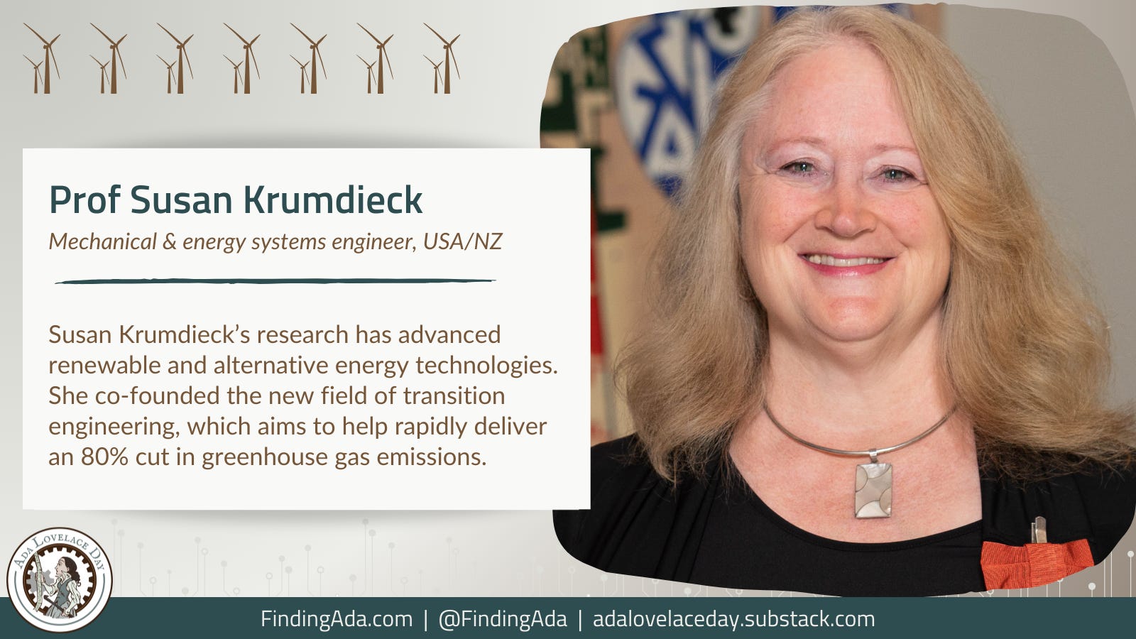 Prof Susan Krumdieck, Mechanical and energy systems engineer