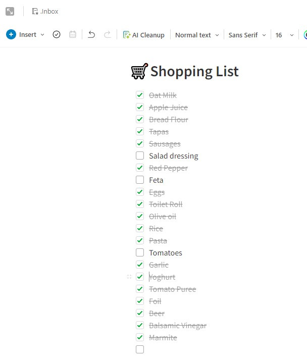 How I manage my shopping list in Evernote - by Jon Tromans