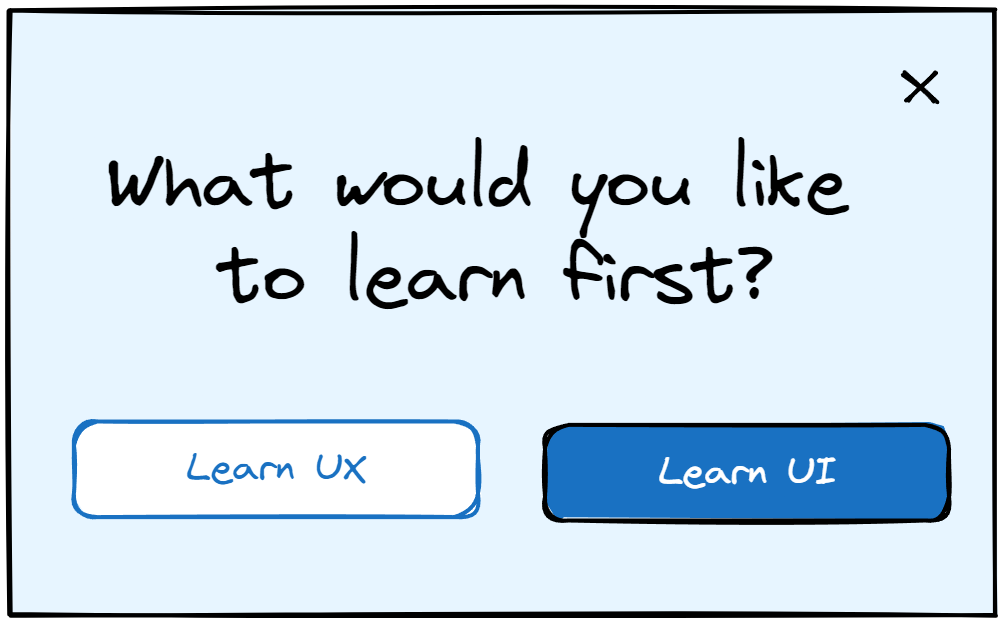Just starting your UX/UI journey? Start with learning UI/visual design!