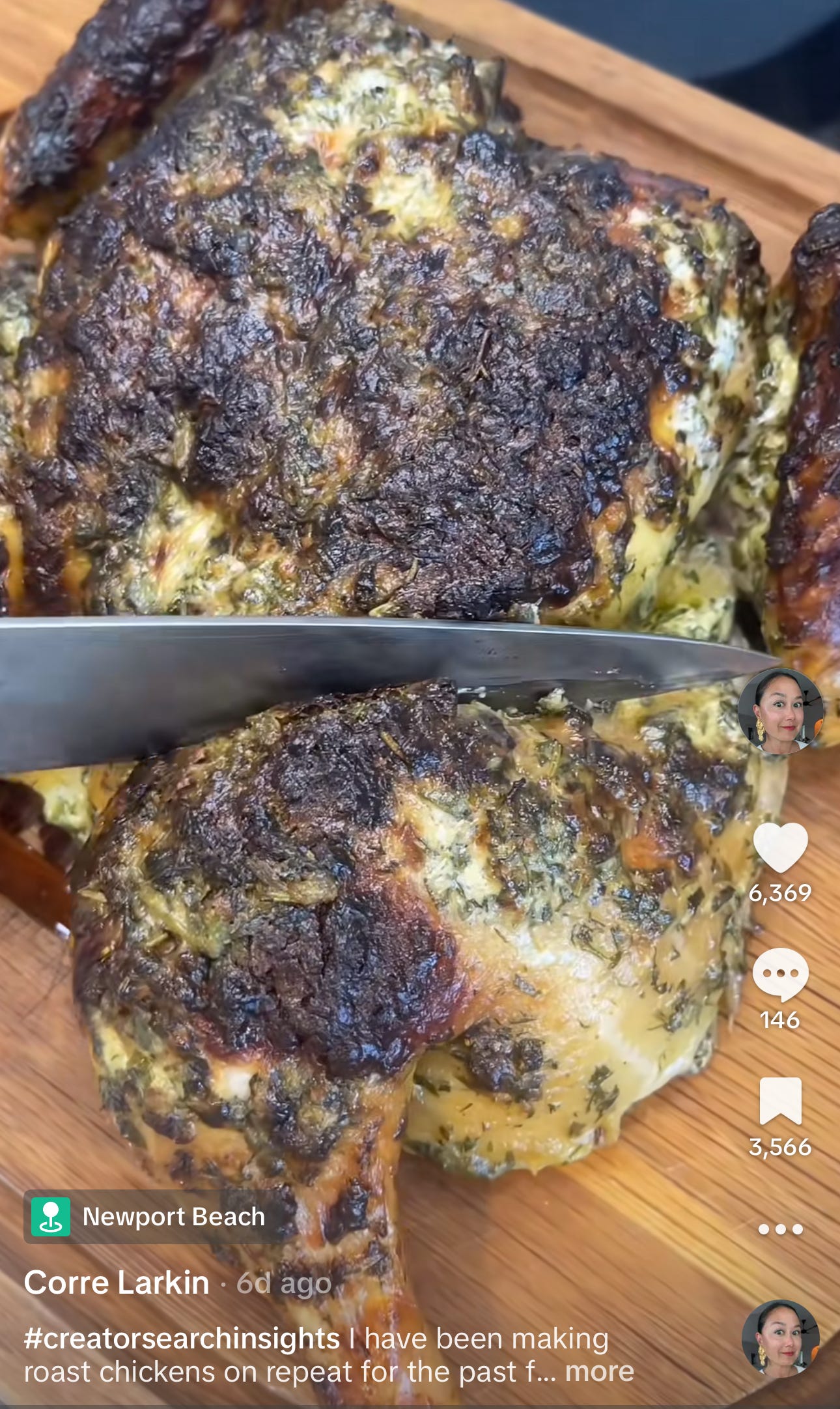 Burnt Roast Chicken