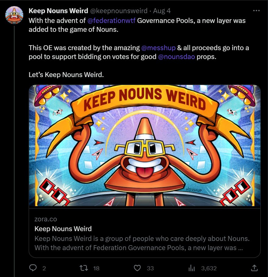 Happy Birthday Nouns 🎉 - by William M. Peaster