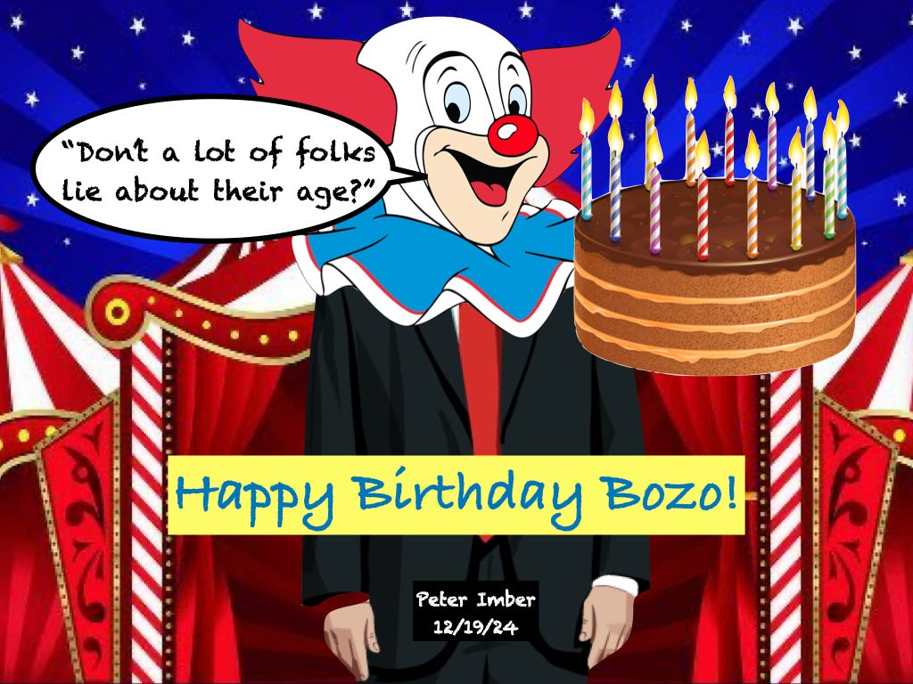 Bozo the Clown Turns 50! - by Peter Imber