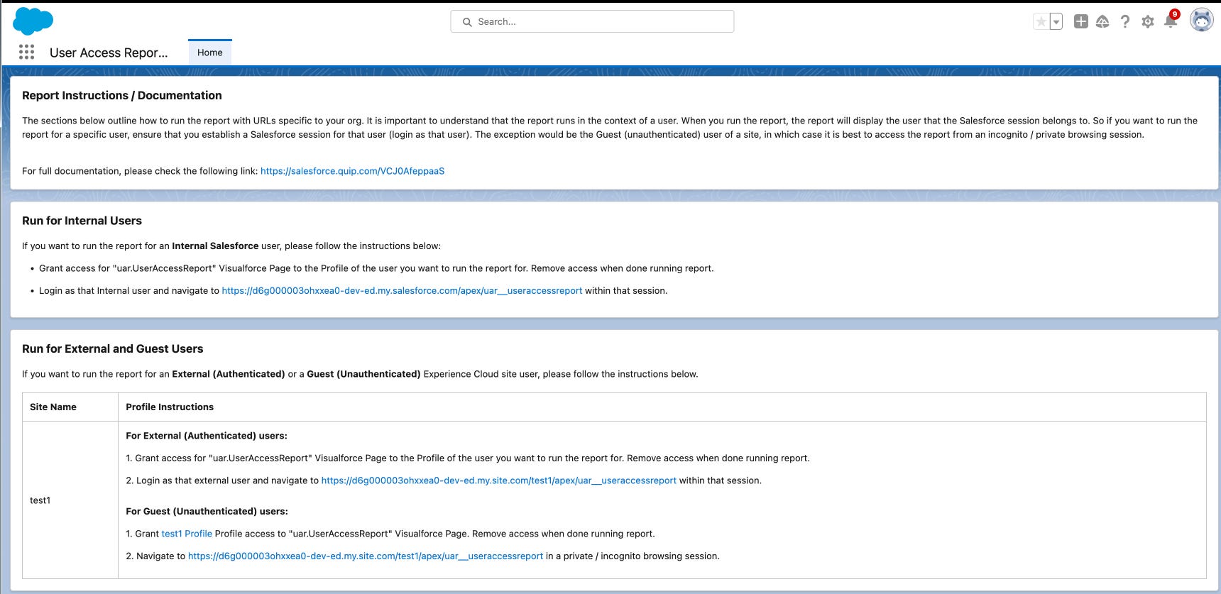Authenticated and Guest User Access Report and Monitoring: Documentation