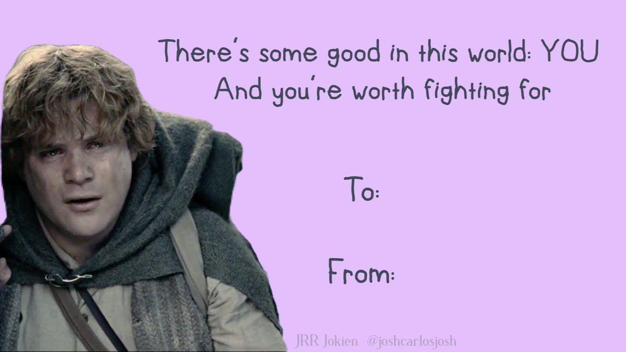 Lord of the Rings Valentine's — Vol. II - by JRR Jokien